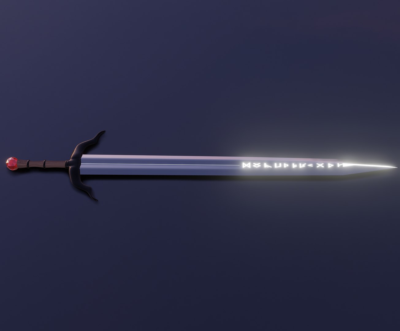 3D Gama Ruby Sword - TurboSquid 2051369