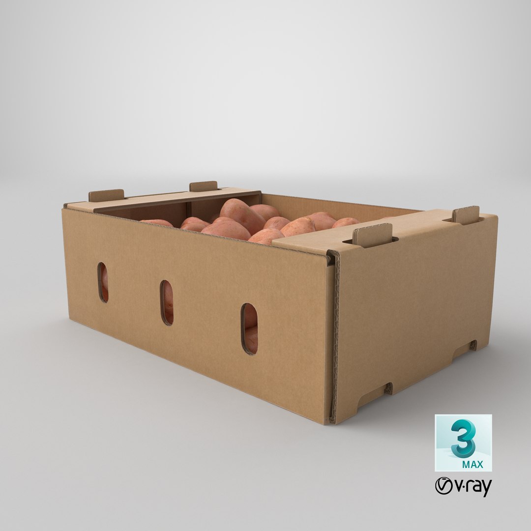 3D model cardboard display box 01 - TurboSquid 1458374