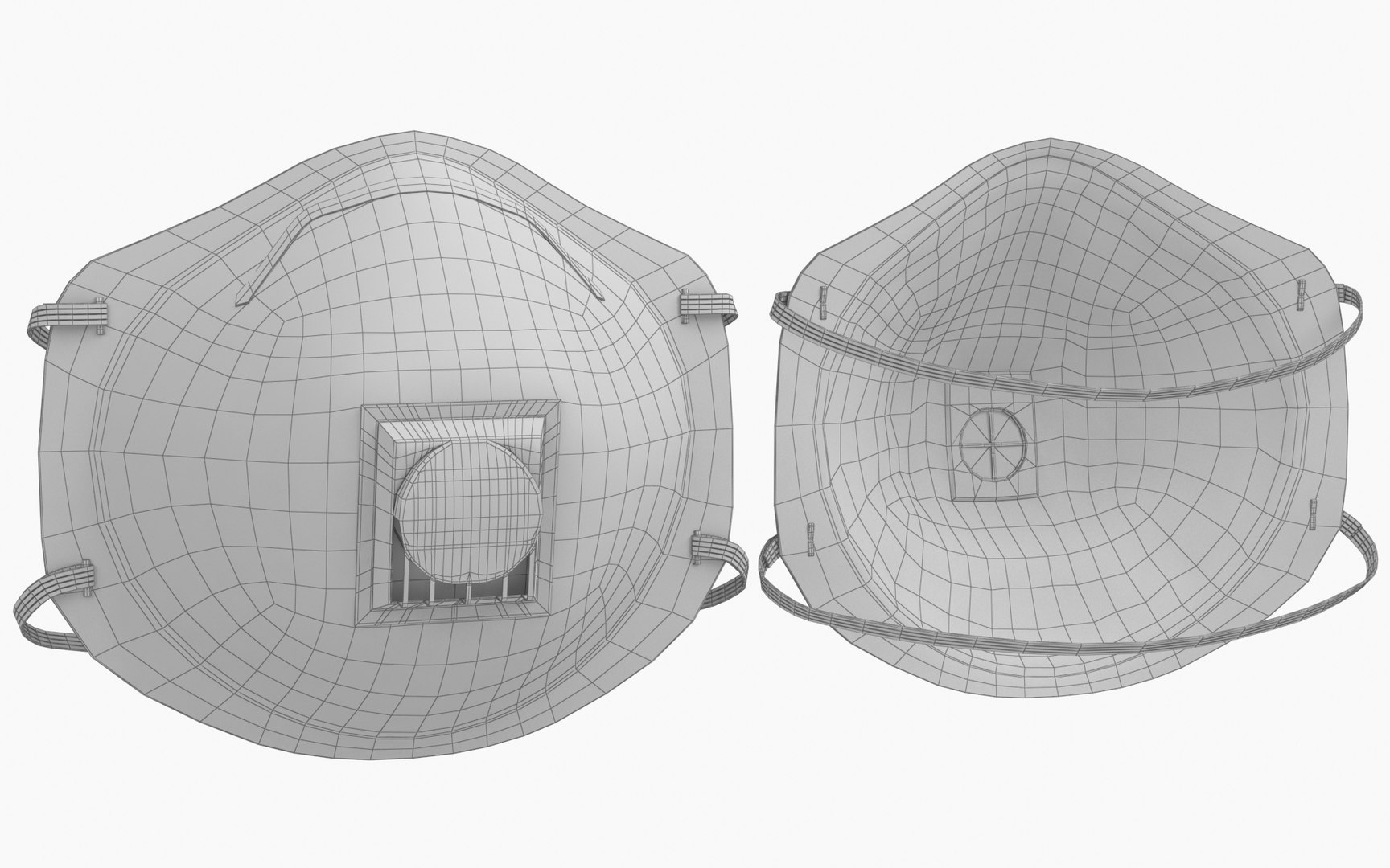 Mask Particulate Respirator 8271 Model - TurboSquid 1538491