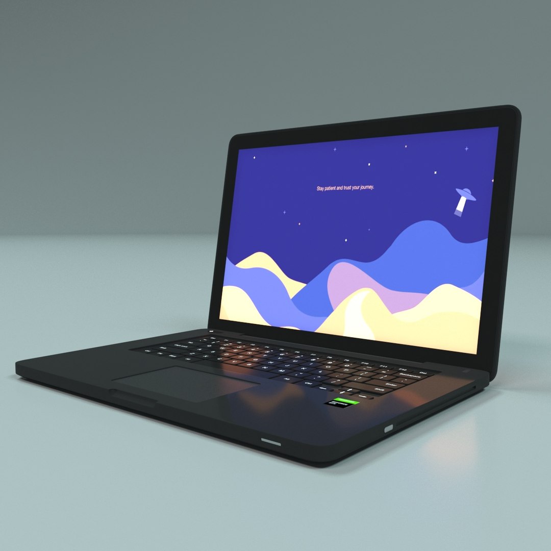3D Generic Laptop Model - TurboSquid 2420535