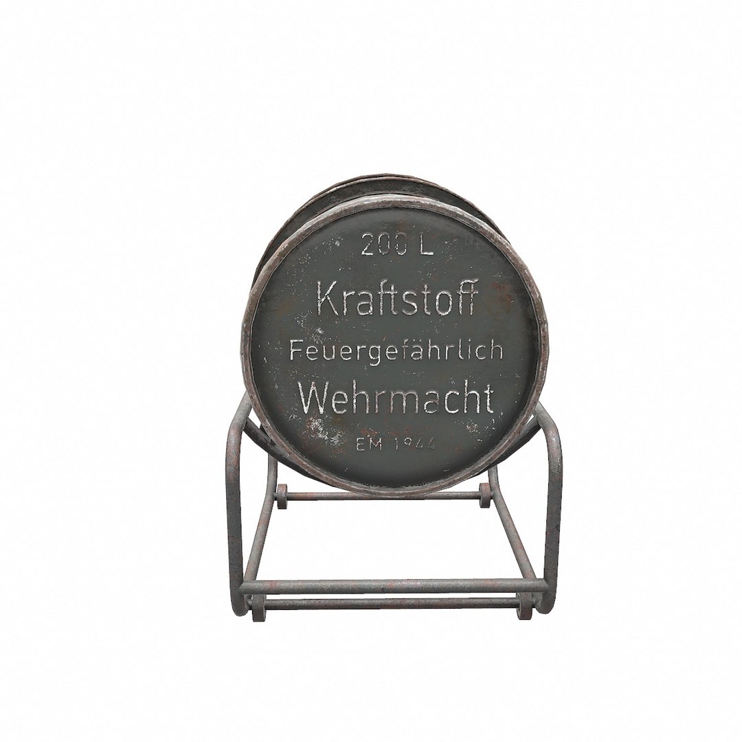 ww2 german kraftstoff 200l fbx