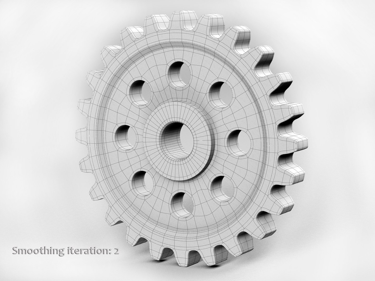 Realistic metalic gear 3D model - TurboSquid 1376260
