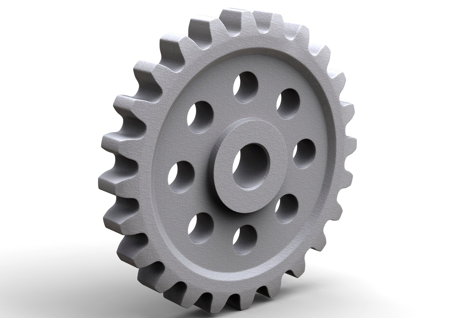 Realistic metalic gear 3D model - TurboSquid 1376260