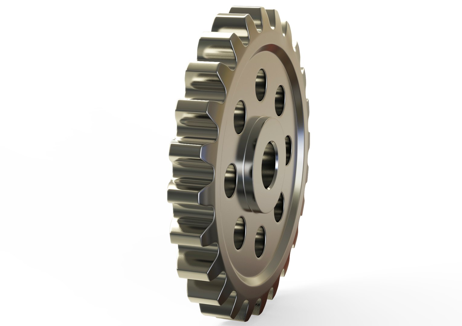 Realistic metalic gear 3D model - TurboSquid 1376260