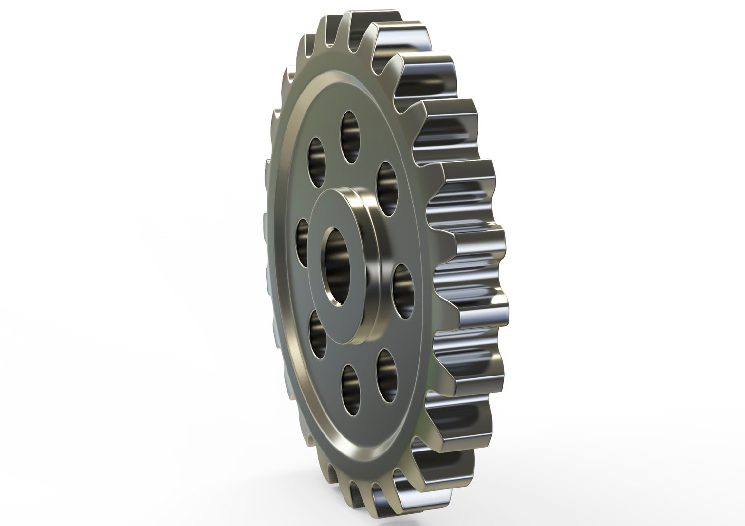 Realistic metalic gear 3D model - TurboSquid 1376260