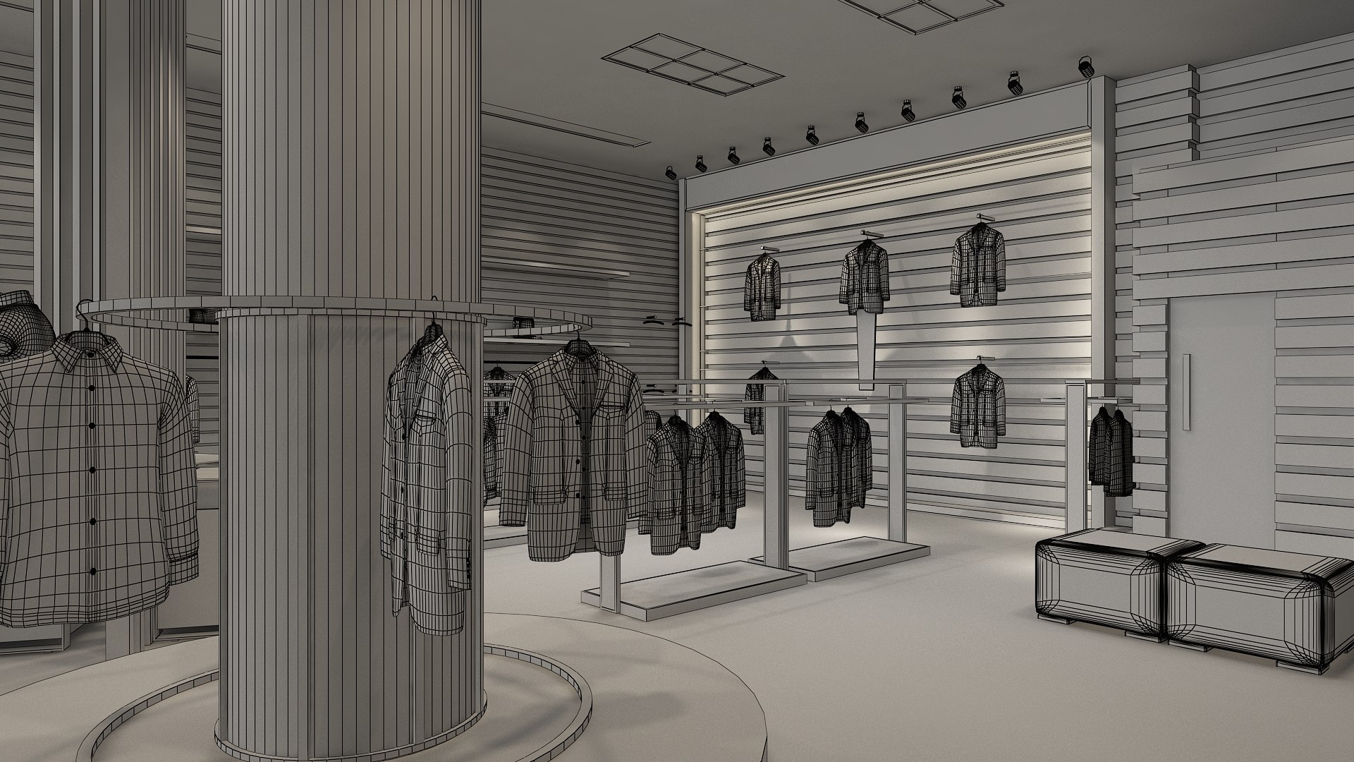 3D Clothing Store 04 - TurboSquid 1878311