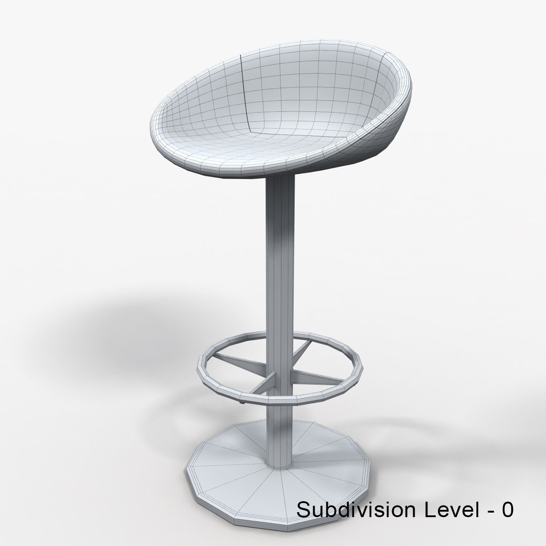 Bar Stool 3d Model