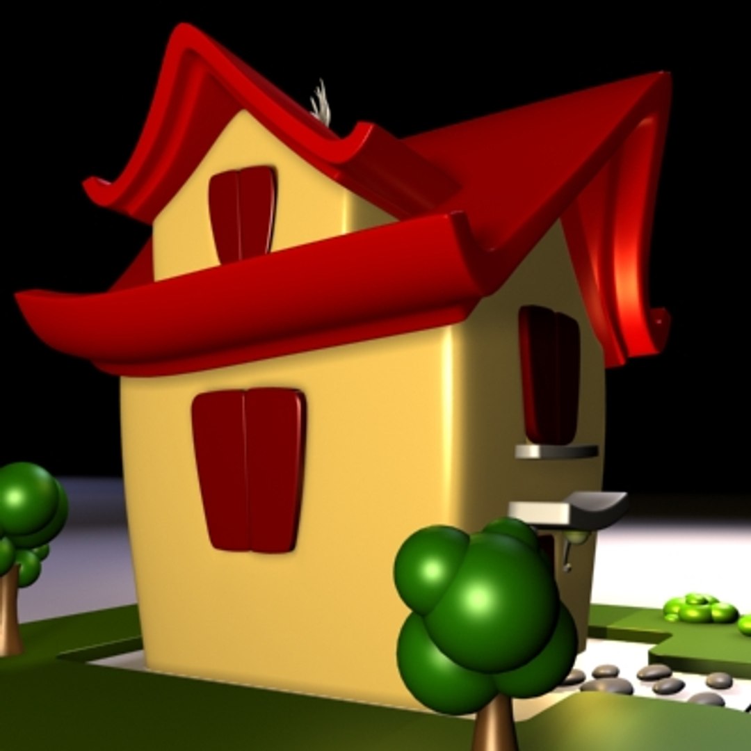 3d Cartoon House