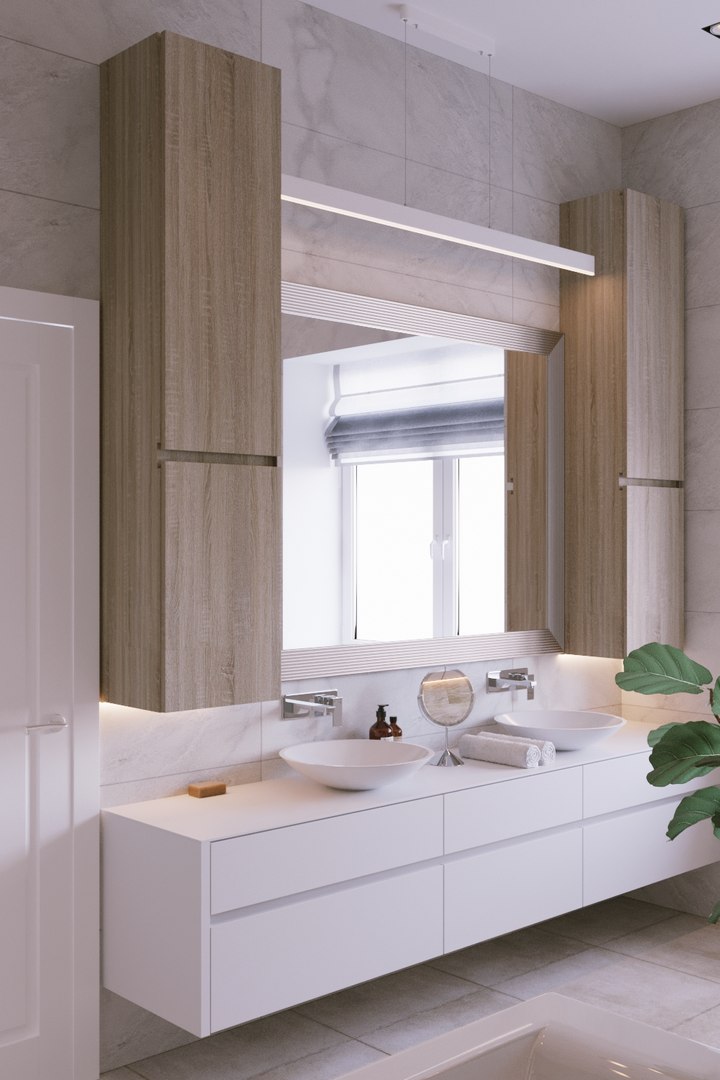 3D Bathroom Interior Scene Corona - TurboSquid 1498965
