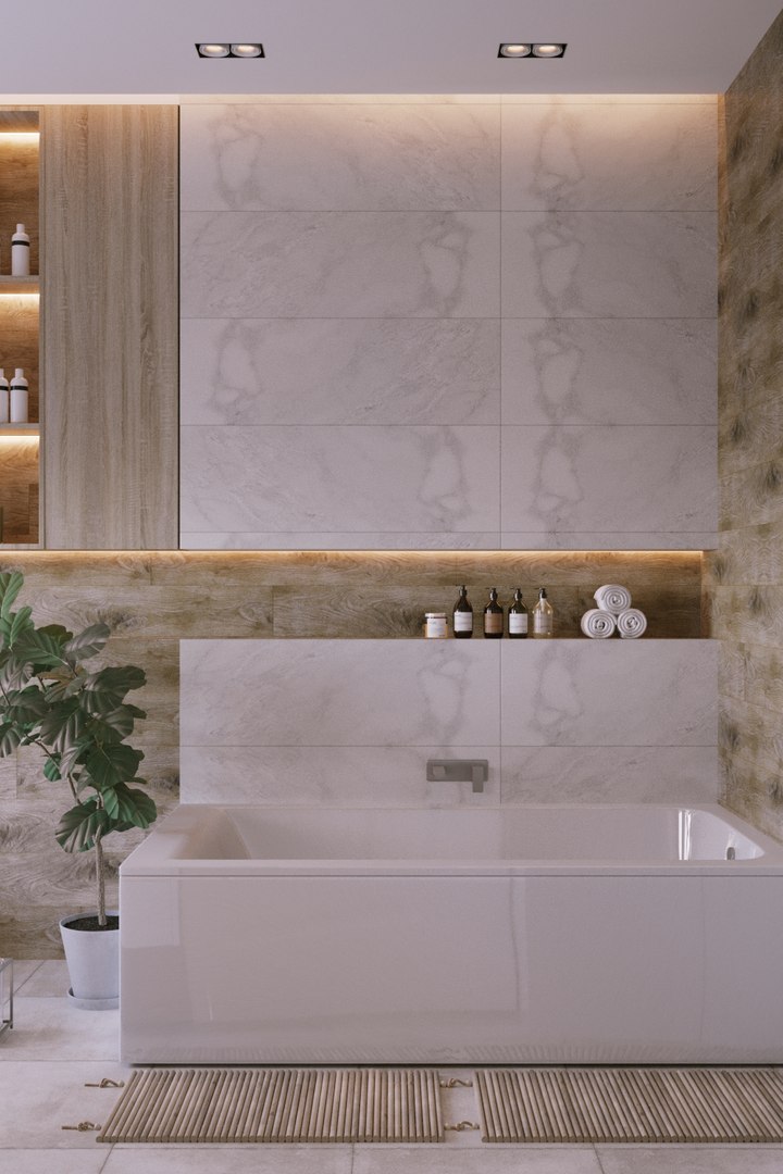 3D Bathroom Interior Scene Corona - TurboSquid 1498965