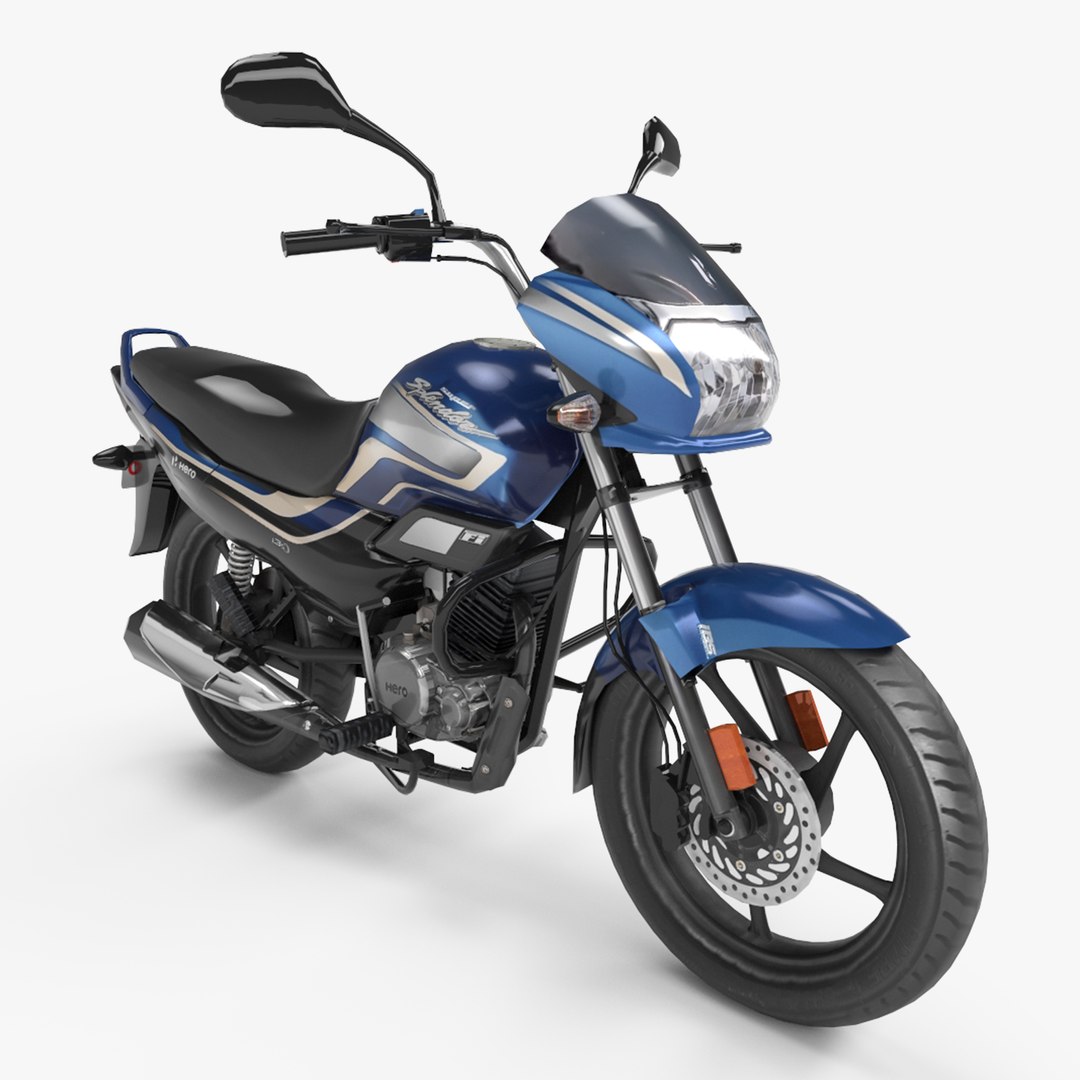 3D Hero Super Splendor model - TurboSquid 1910760