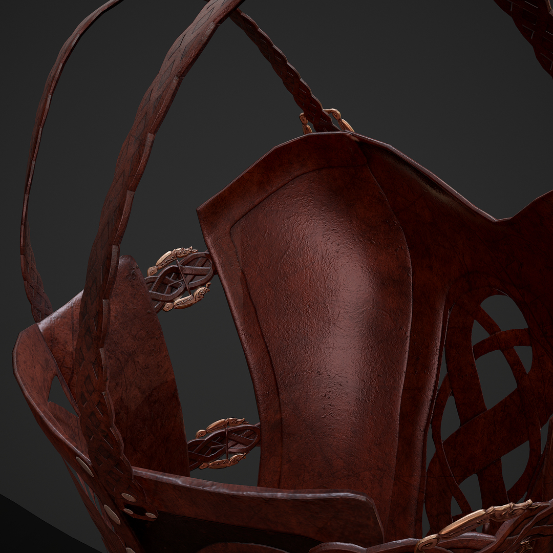 Chest armor female 3D model - TurboSquid 1680339