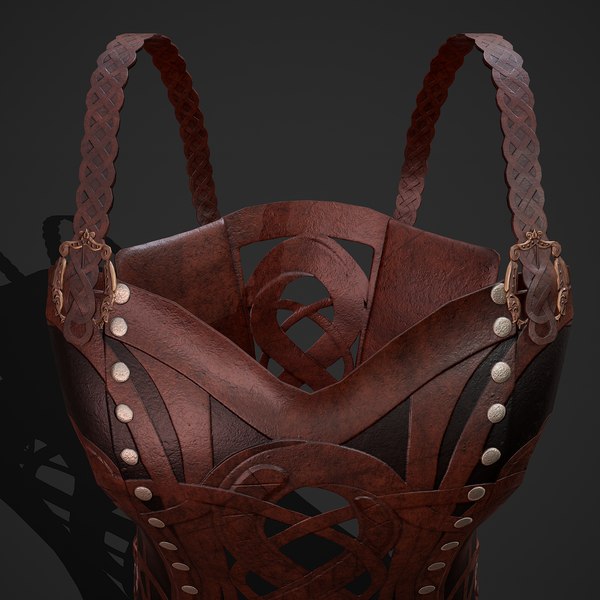 Chest armor female 3D model - TurboSquid 1680339