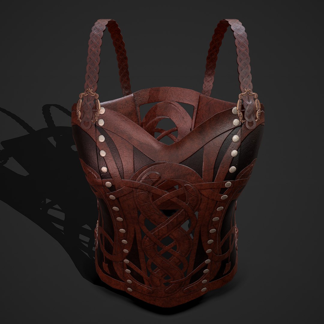 Chest armor female 3D model - TurboSquid 1680339
