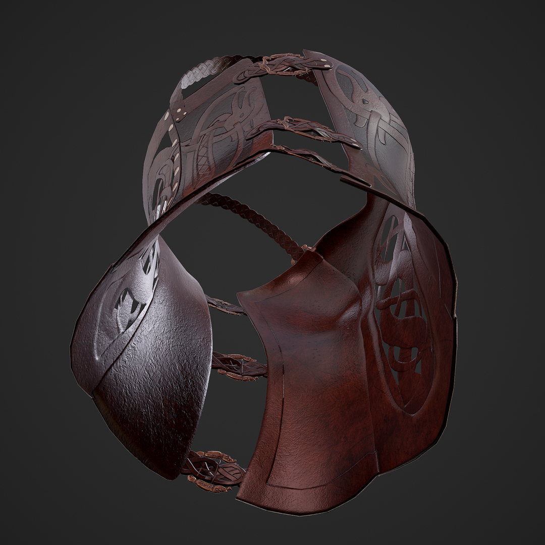 Chest armor female 3D model - TurboSquid 1680339