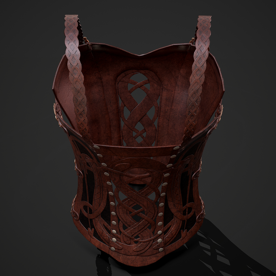 Chest armor female 3D model - TurboSquid 1680339