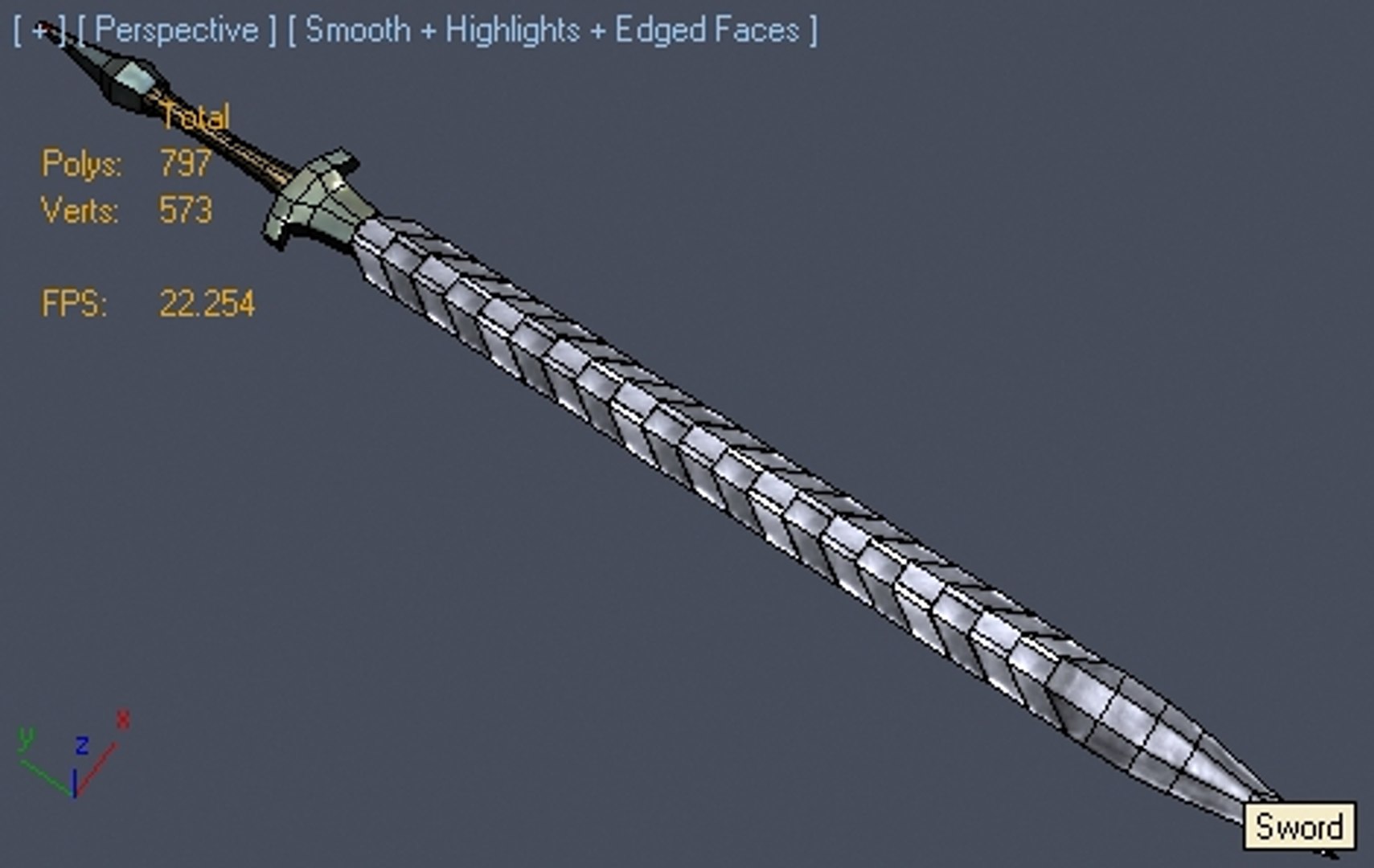 sword shards 3d model