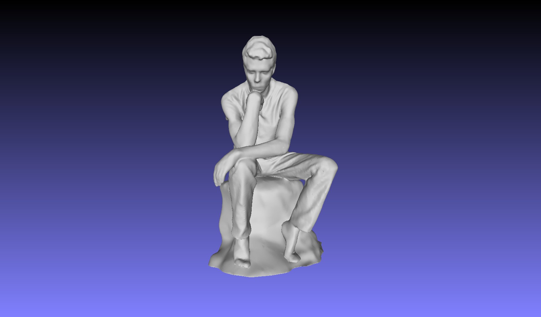 Thinker On 3D Model - TurboSquid 1163725