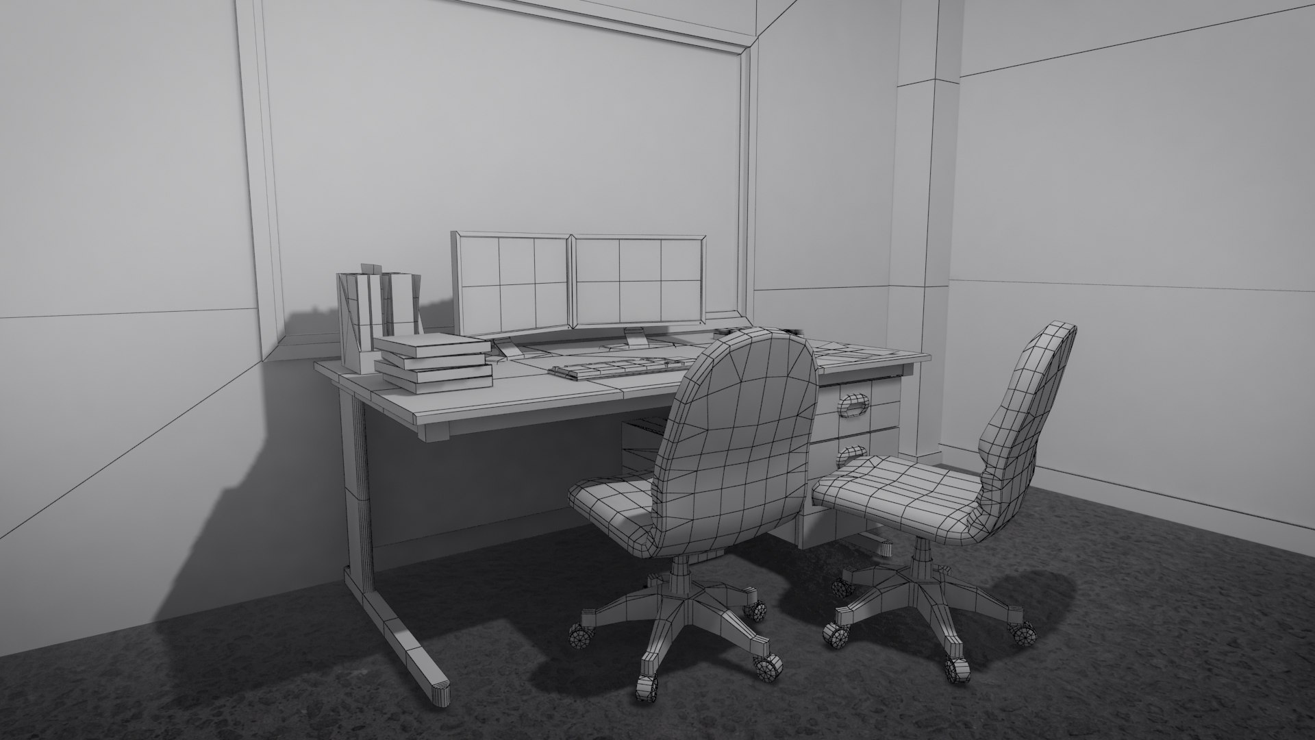 Interrogation Room Model - TurboSquid 2317577
