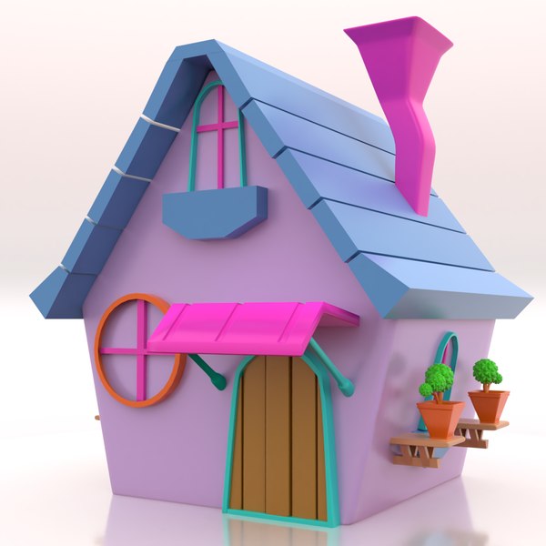 modelo 3d Cute Toy House 002 - TurboSquid 1486235