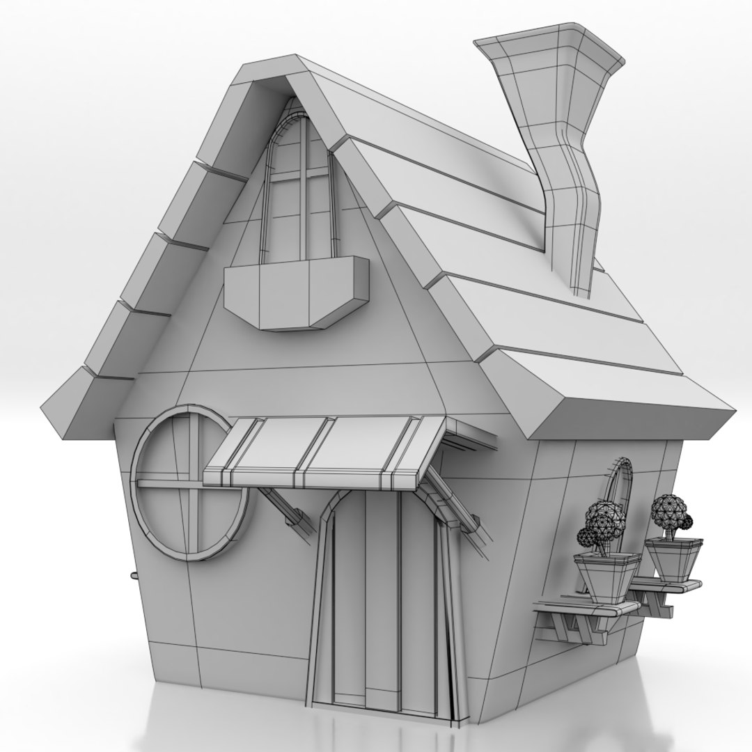 3D Cute Toy House Cartoon - TurboSquid 1486235