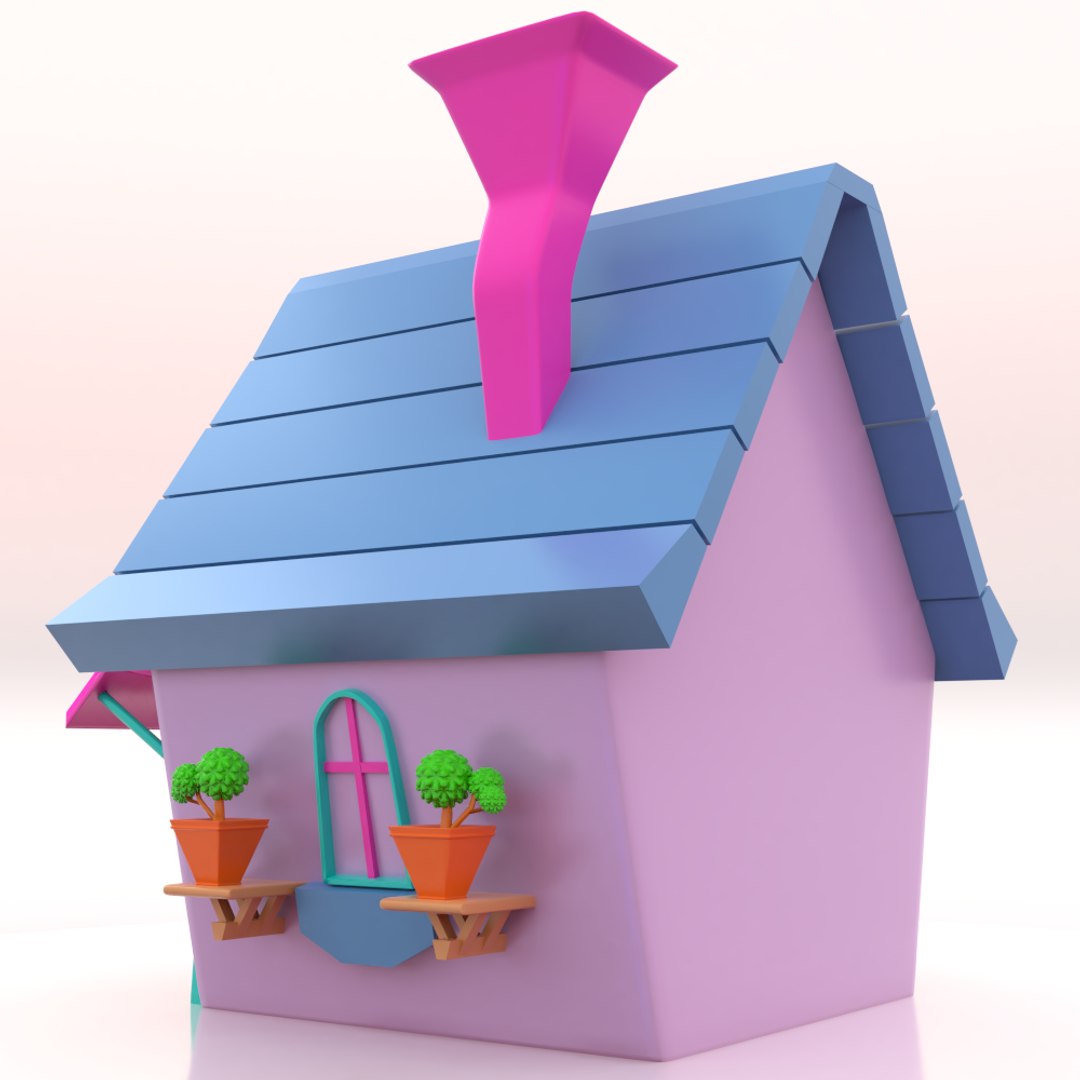 3D Cute Toy House Cartoon - TurboSquid 1486235
