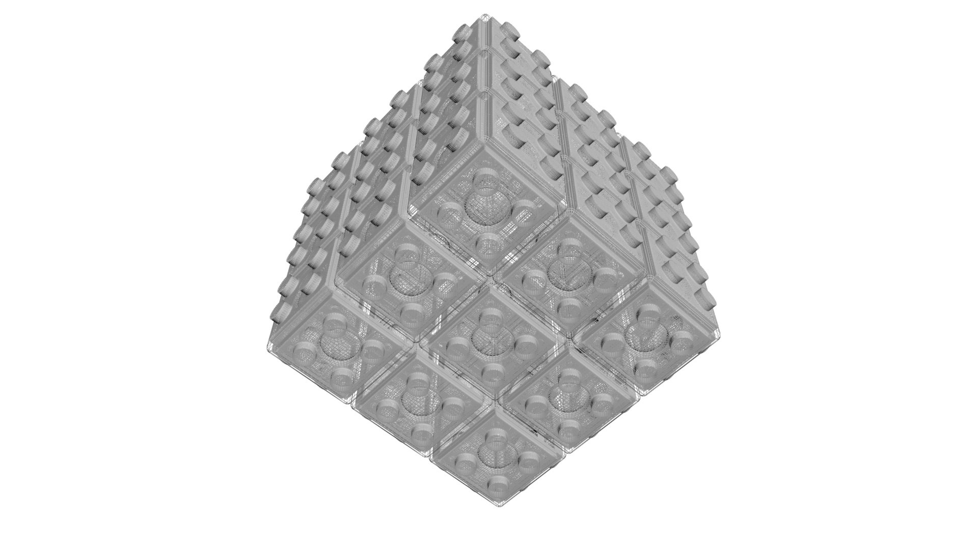 3D Lego Rubiks Cube - TurboSquid 1880250