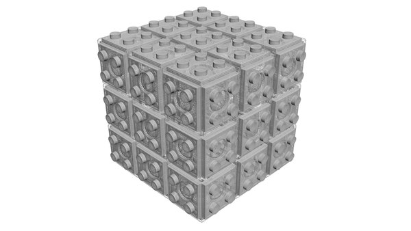 modelo 3d Cubo de Rubik Lego - TurboSquid 1880250