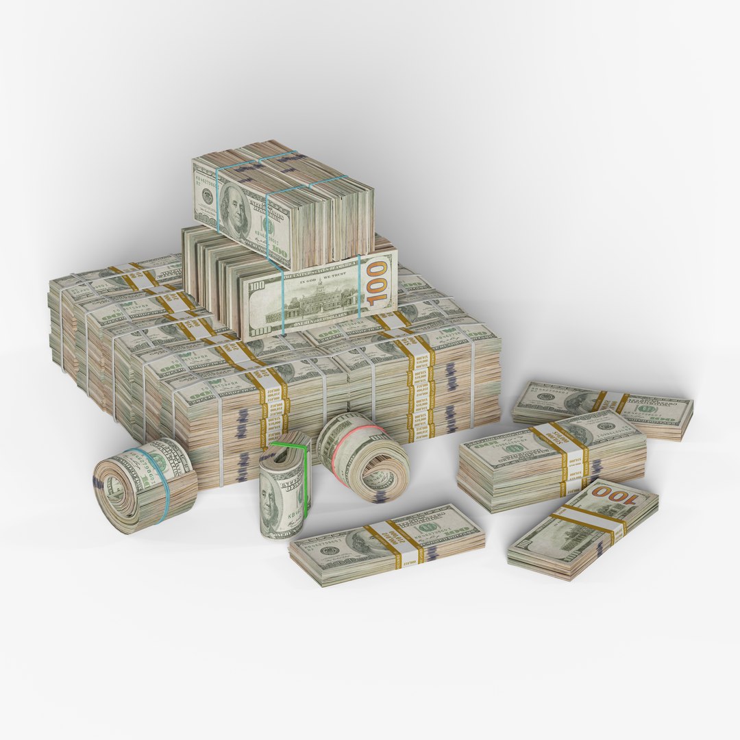 3D Money Stack Model - TurboSquid 2185855
