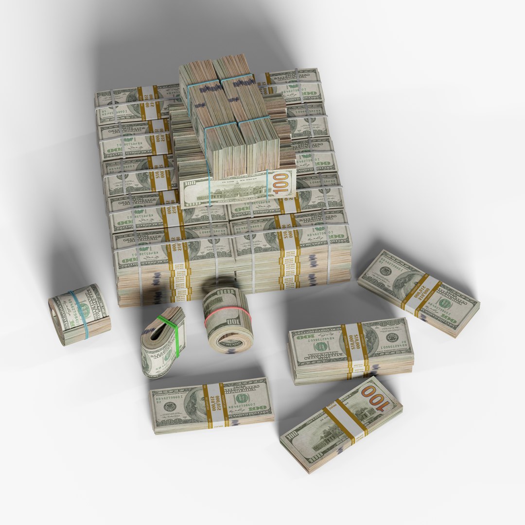 3D Money Stack Model - TurboSquid 2185855