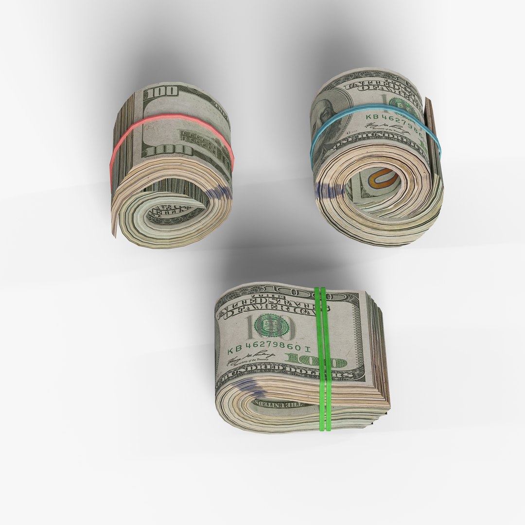 3D Money Stack Model - TurboSquid 2185855