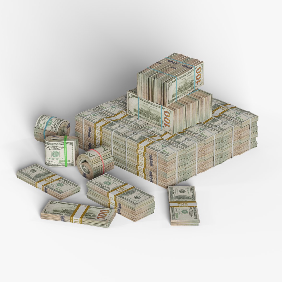 3D Money Stack Model - TurboSquid 2185855