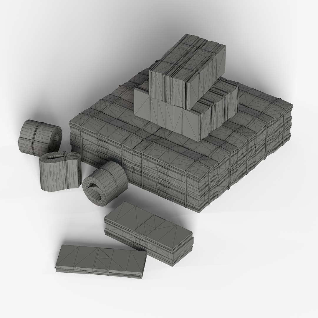 3D Money Stack Model - TurboSquid 2185855