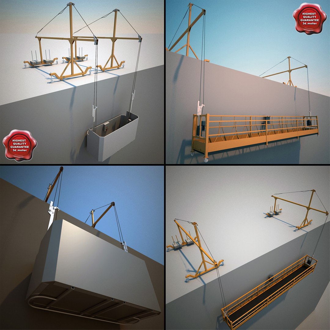 window cleaning machines 3d max