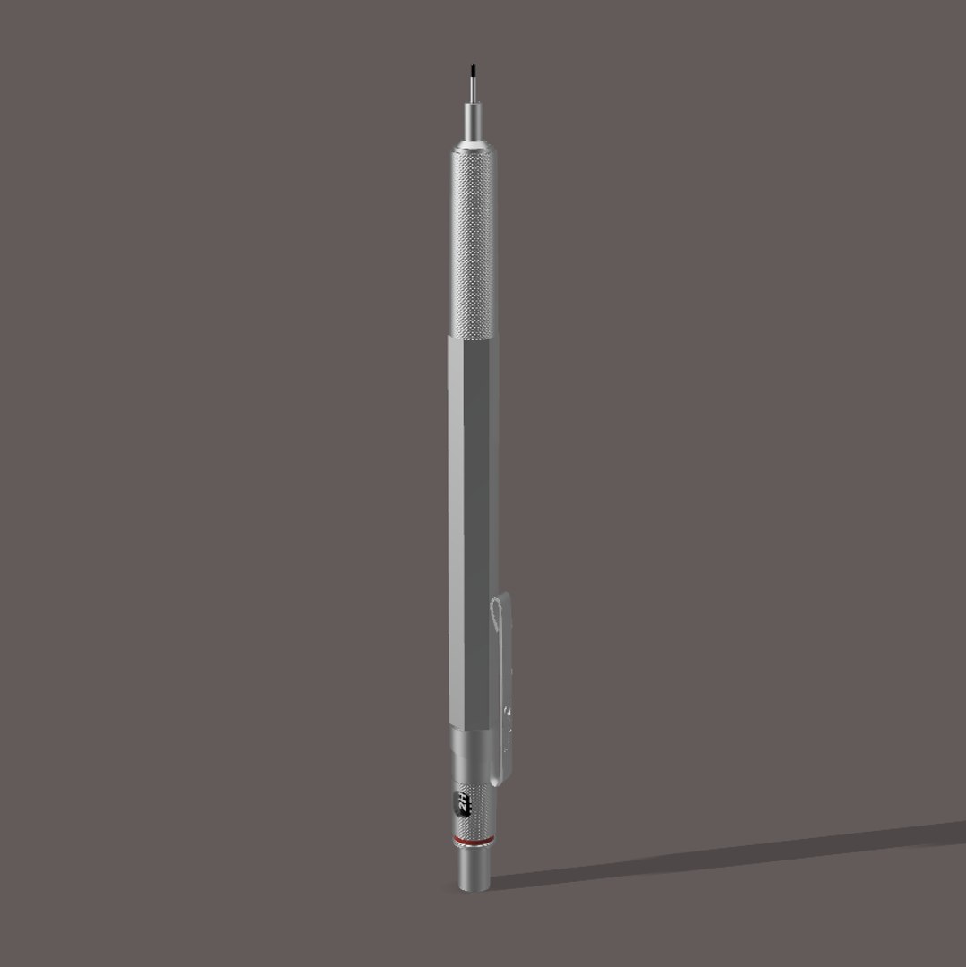 3d Pen Pencil Rotring Model