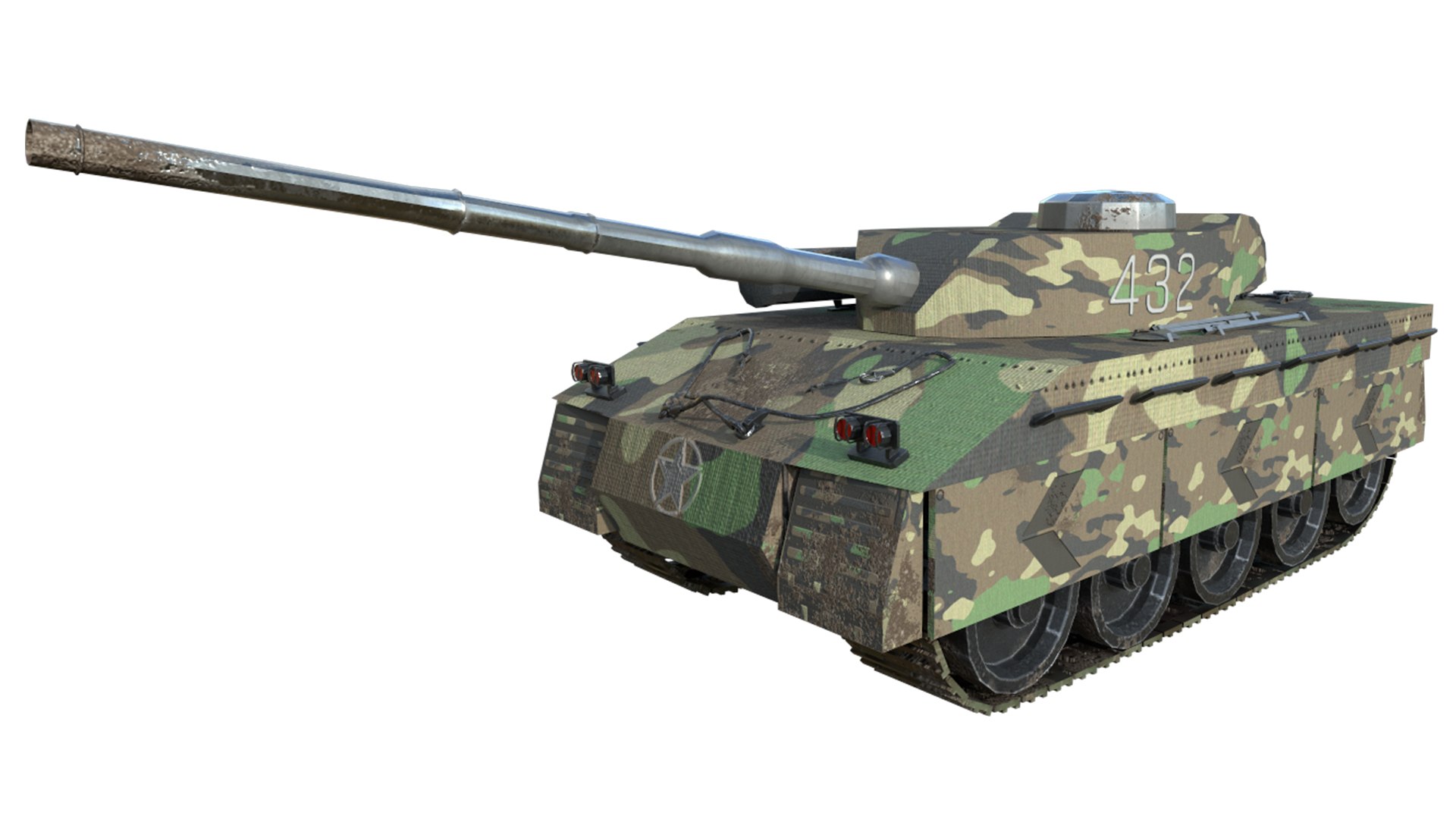 3D panzer heavy - TurboSquid 1702732