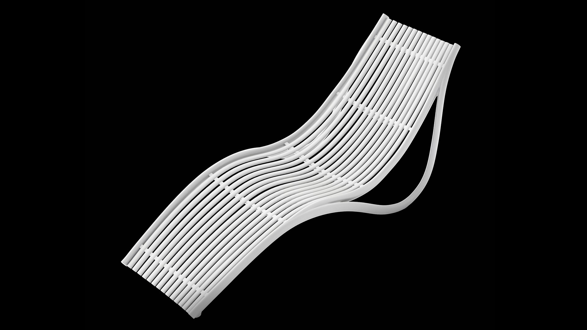 Vondom Ibiza Sun Lounger By Eugeni Quitllet 3D Model - TurboSquid 1757006