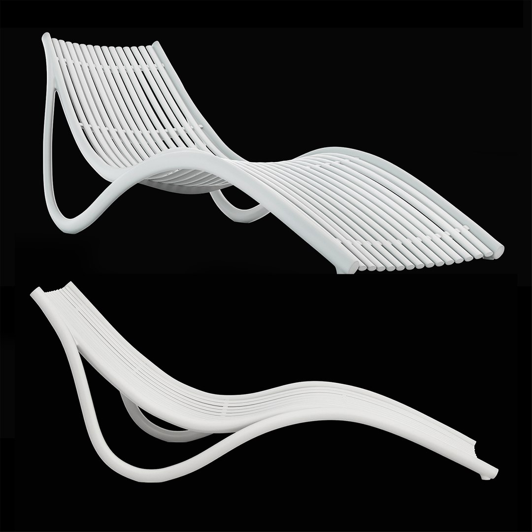 Vondom Ibiza Sun Lounger By Eugeni Quitllet 3D Model - TurboSquid 1757006