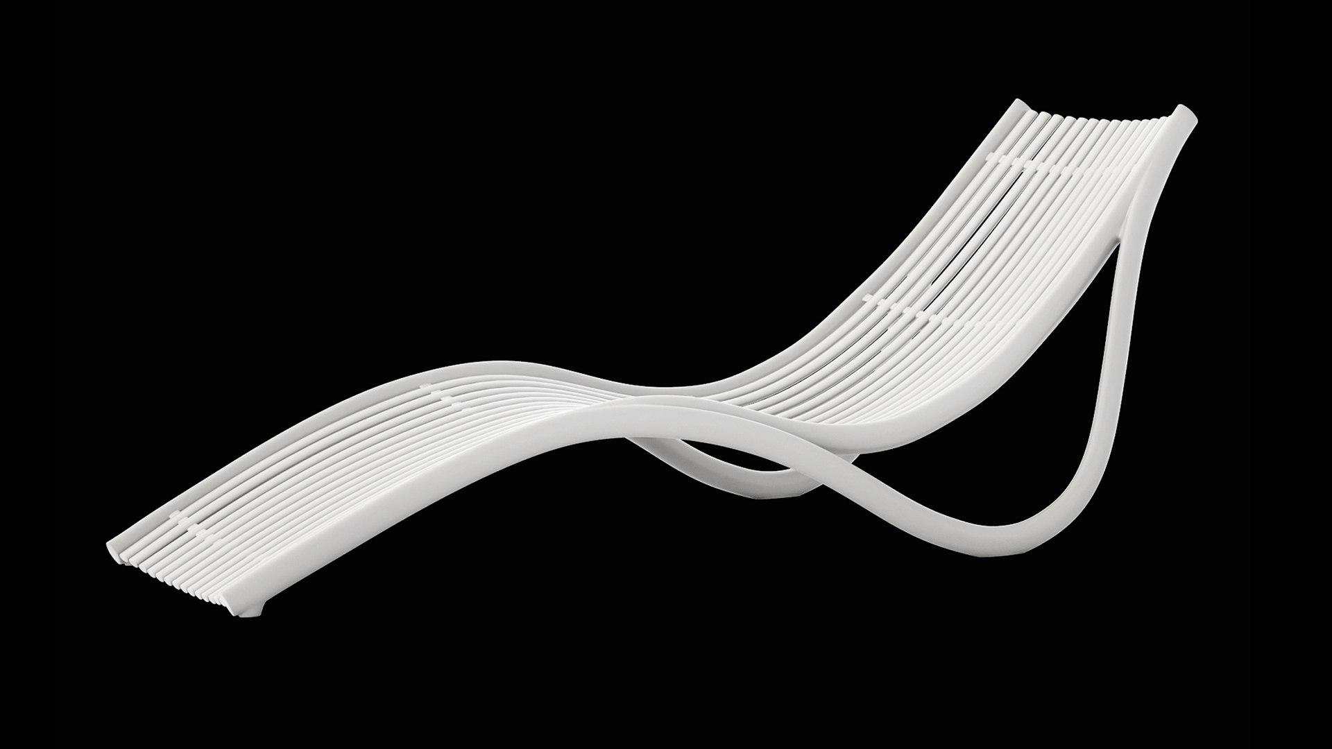 Vondom Ibiza Sun Lounger By Eugeni Quitllet 3D Model - TurboSquid 1757006