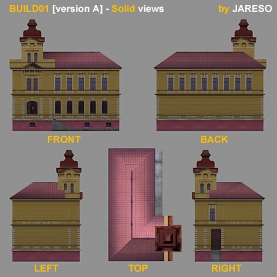 Building 01a 3d Model