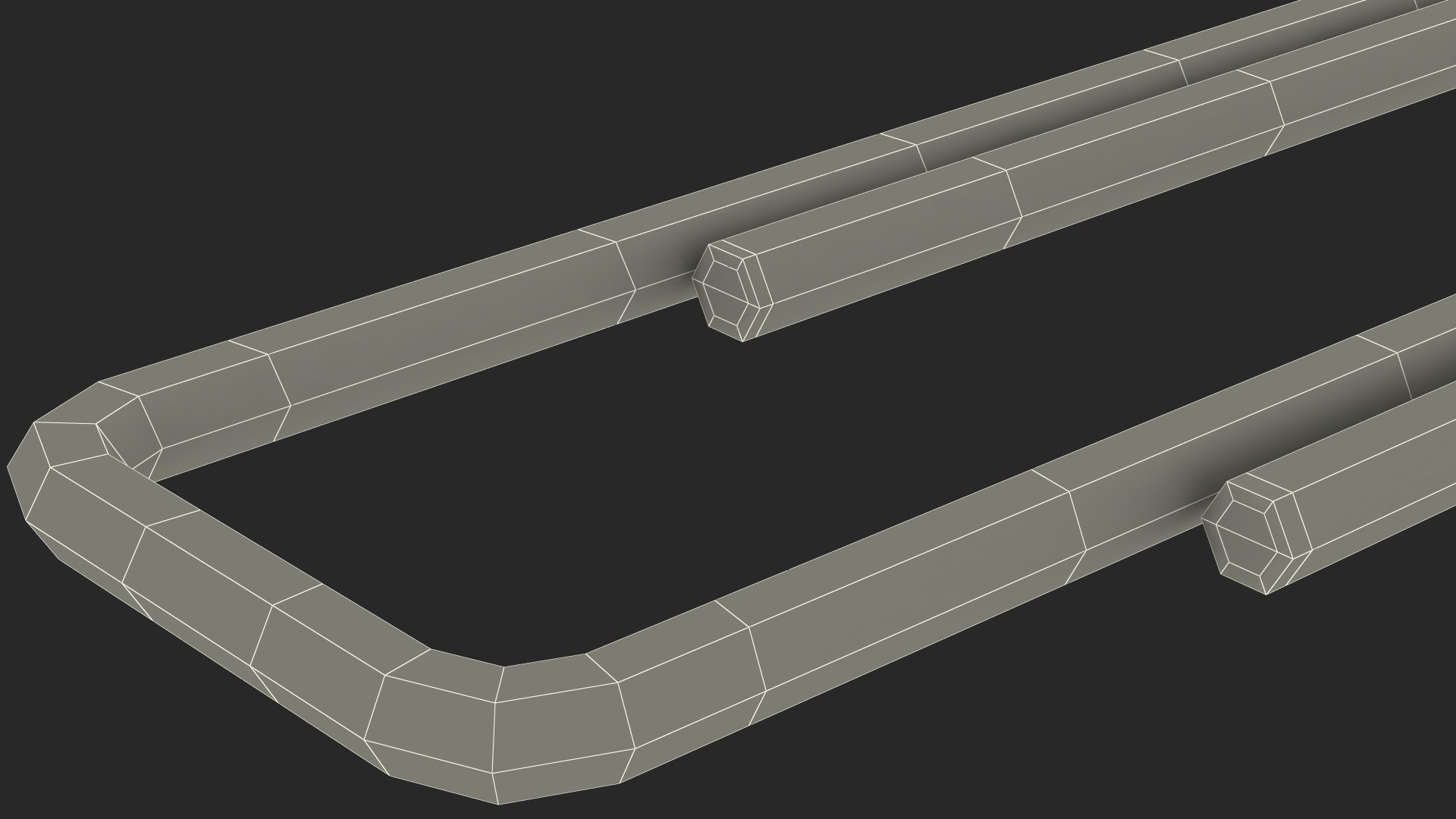 Paper Clip Boat Shape Gold 3D - TurboSquid 1862498