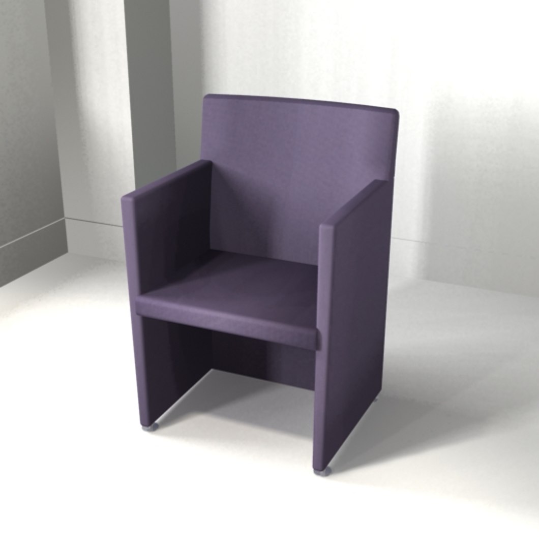 Suede Upholstered 3d Max