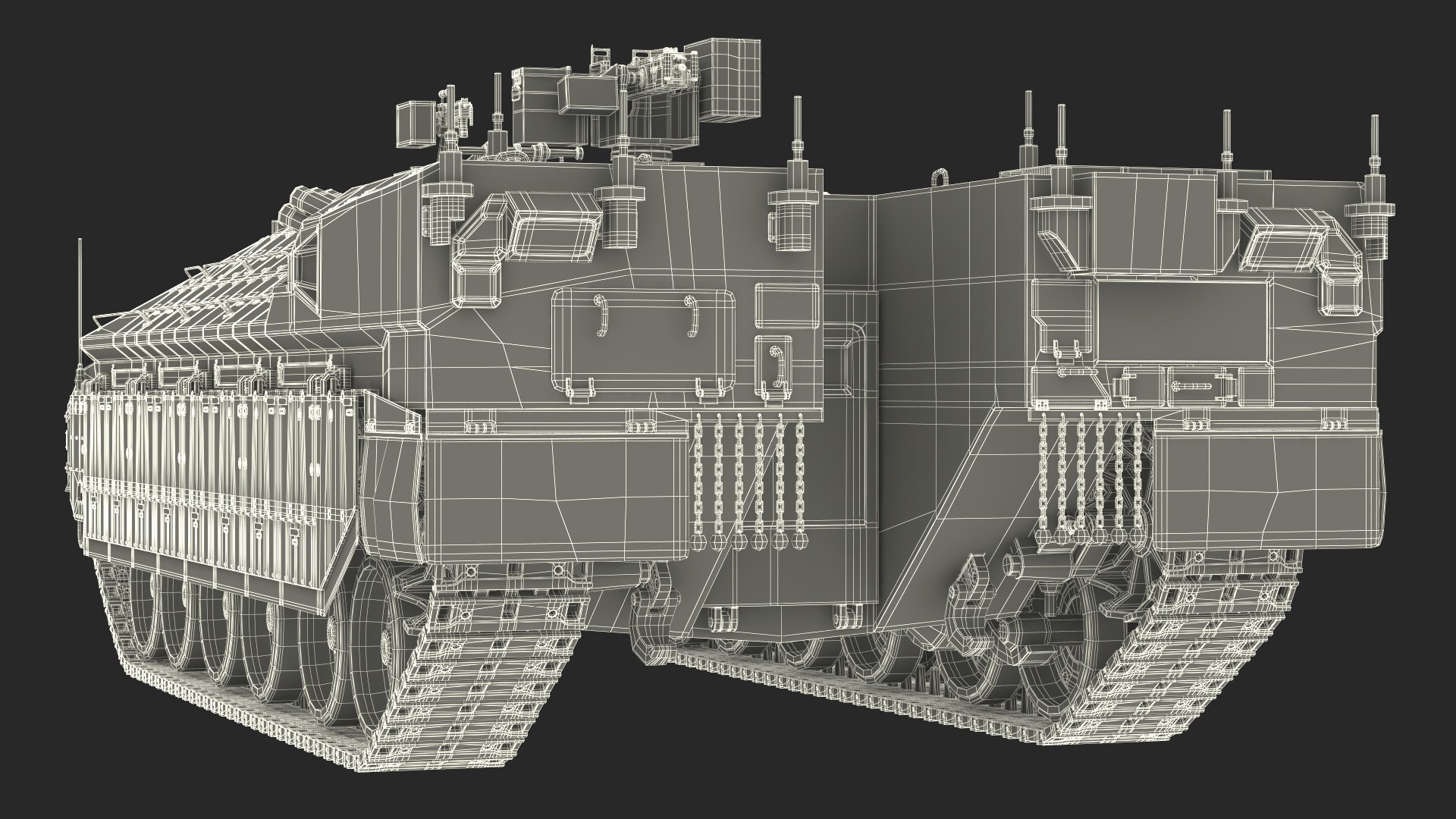 IDF Namer Armored Infantry Carrier Dirty 3D Model - TurboSquid 2411082