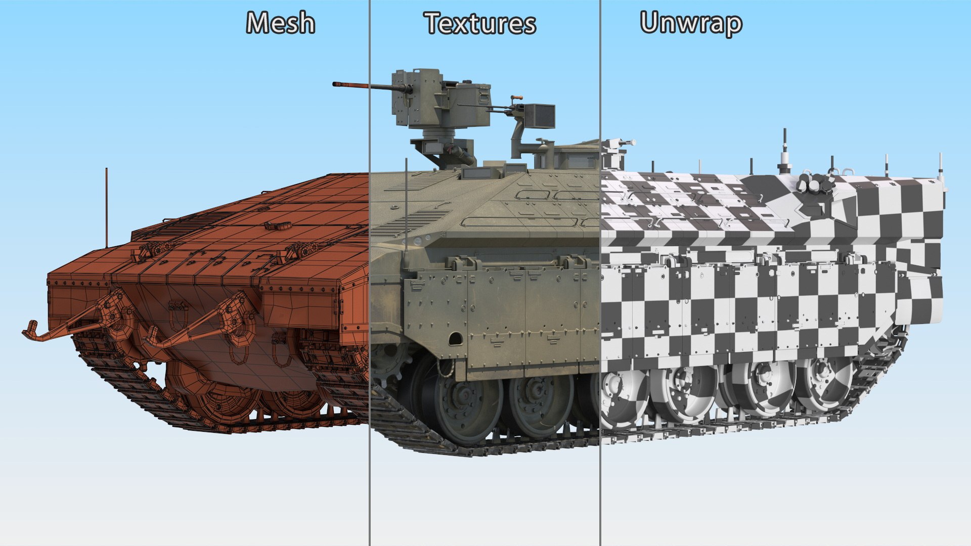 IDF Namer Armored Infantry Carrier Dirty 3D Model - TurboSquid 2411082