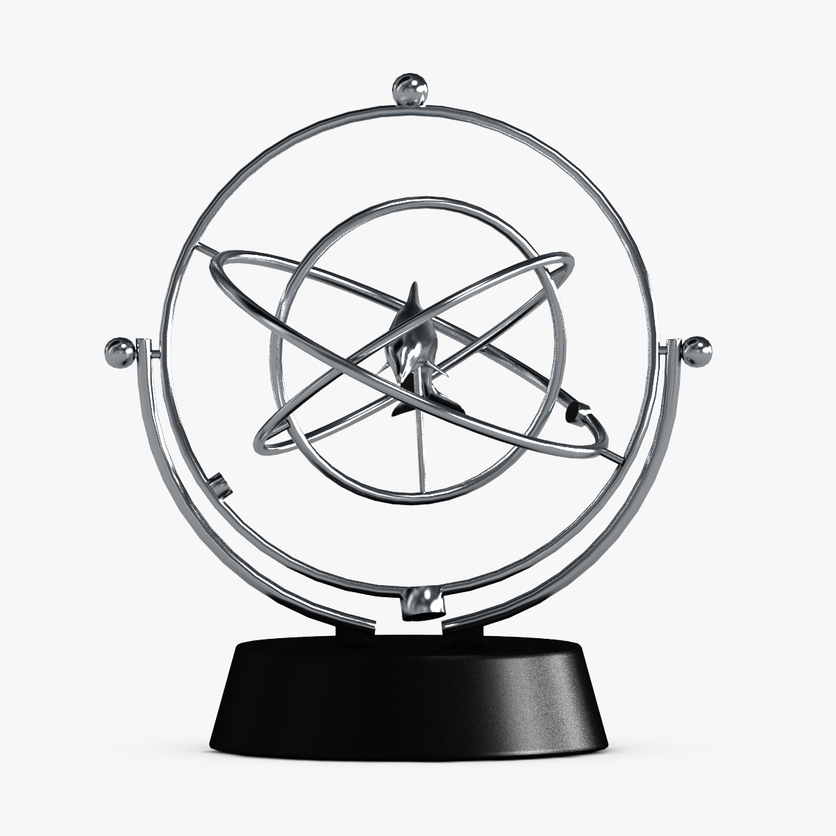 3d kinetic perpetual motion toys model