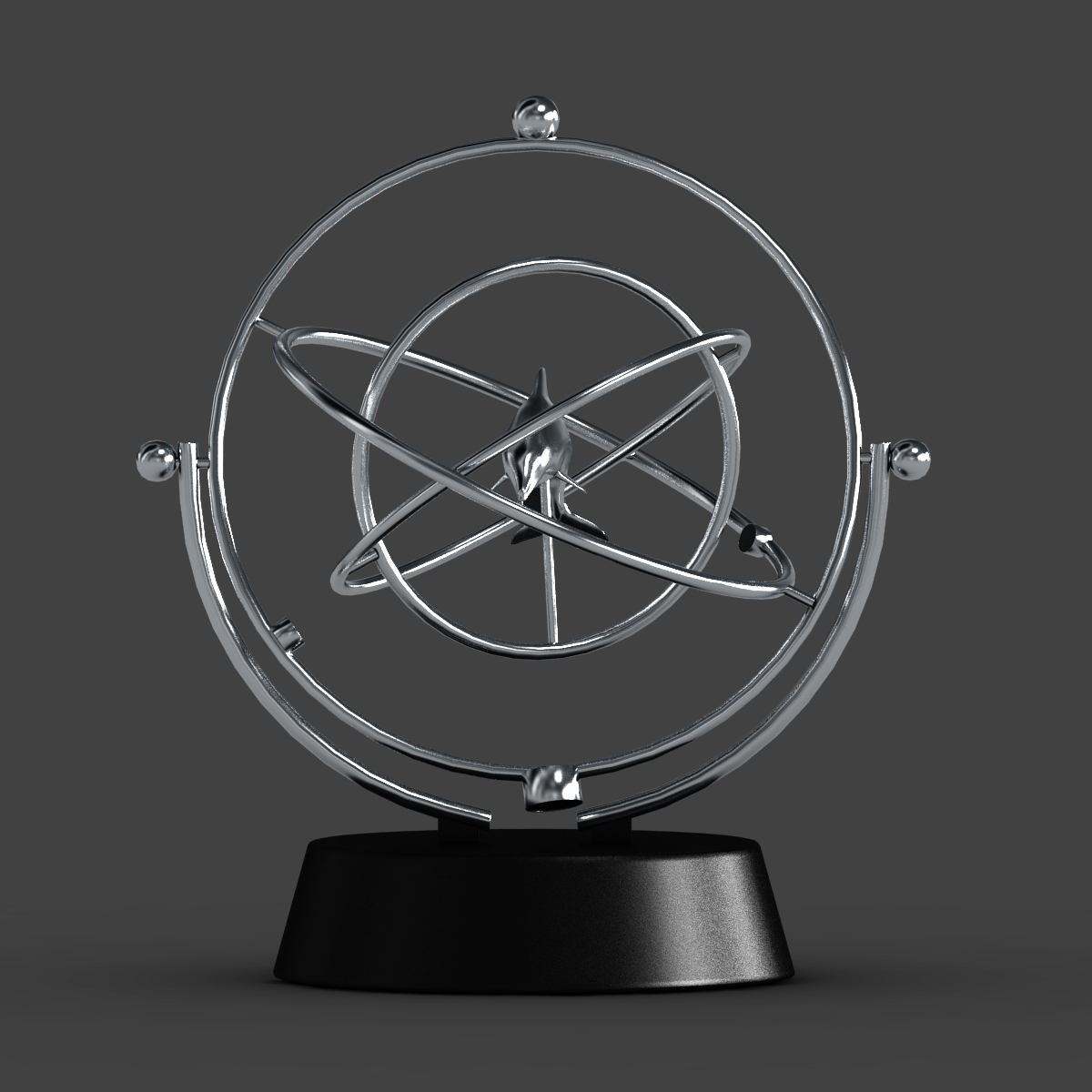 3d kinetic perpetual motion toys model