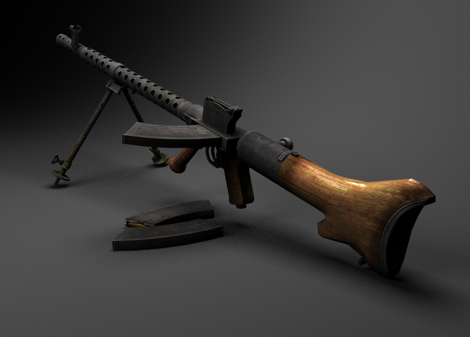 31M LMG [Steyr-Solothurn S2-200] Modelo 3D - TurboSquid 950896