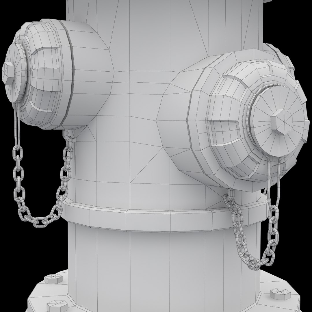 3d model hydrant