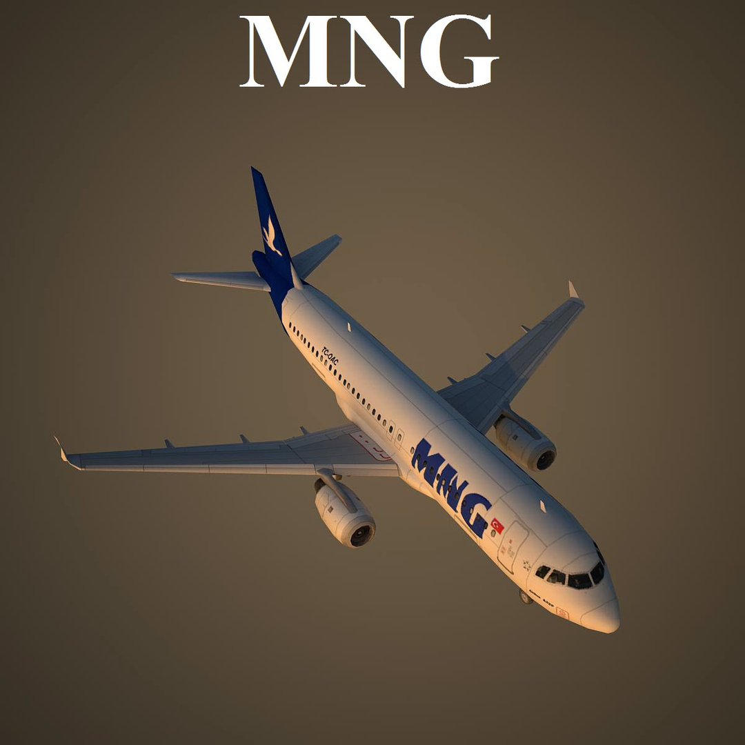 3d airbus mng model