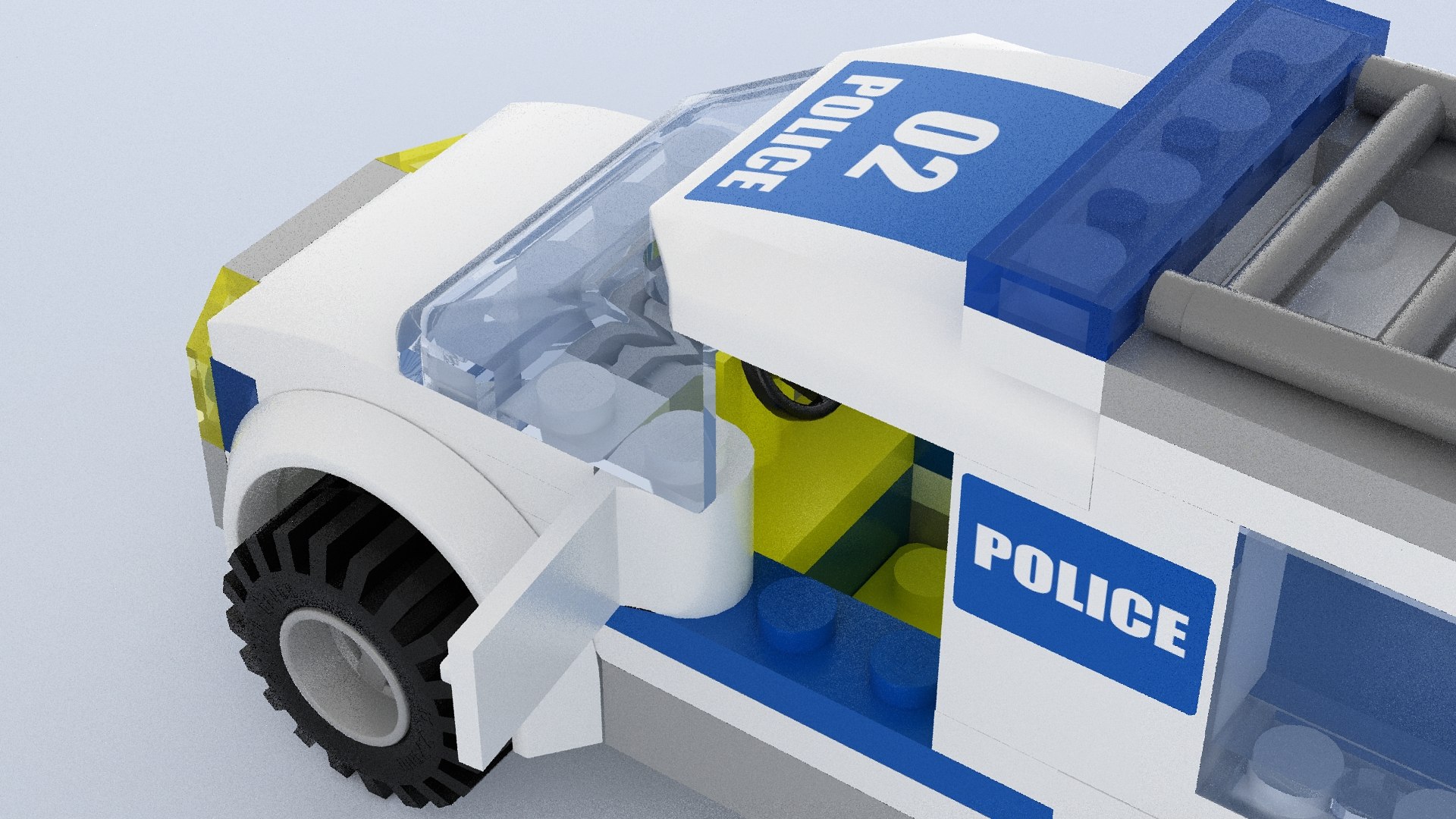 Set Lego Patrol Police Officer 3D Model - TurboSquid 1713355